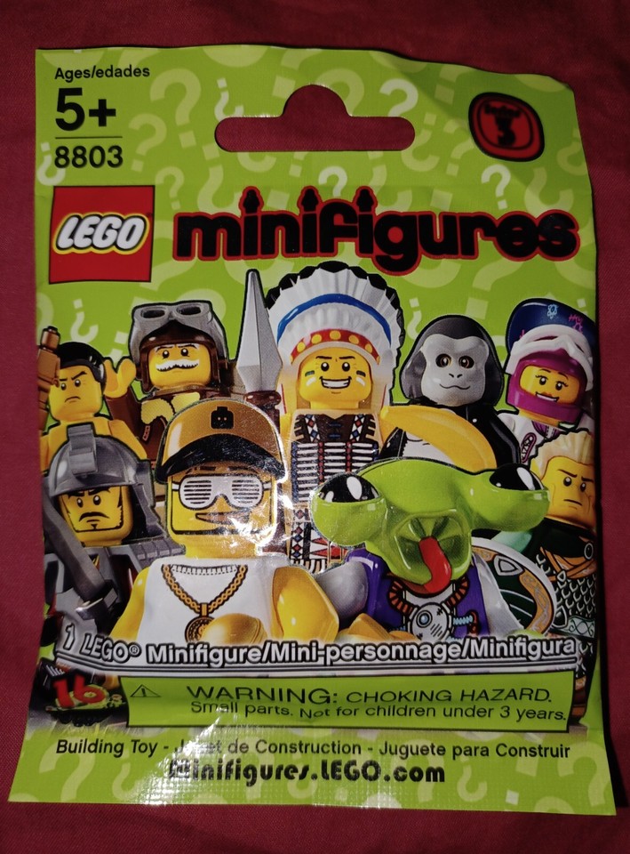 LEGO 8803 Music Rapper Minifigure with Boombox Microphone Factory ...