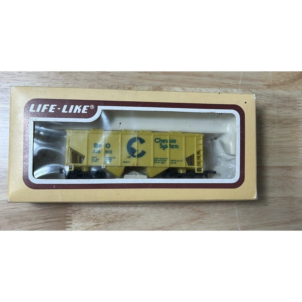 HO 1/87 Vintage Life-Like No. 08493 Cement Hopper CHESSIE SYSTEM B&O | eBay