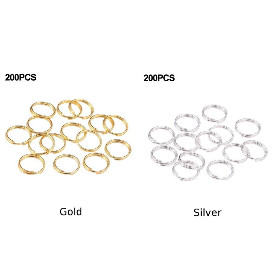 Practical Circular Split Rings DIY Jewelry Making Convenient Packaging ...