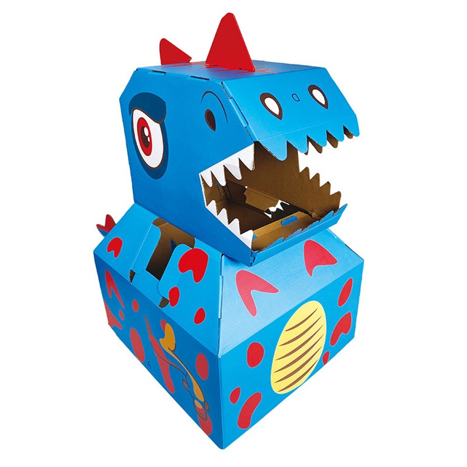 Cosplay Supply Funny Dinosaur Model Role-playing Carton Cardboard ...