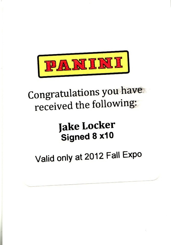 2011-12 Panini Jake Locker 8x10 Autograph Rookie Photo | eBay