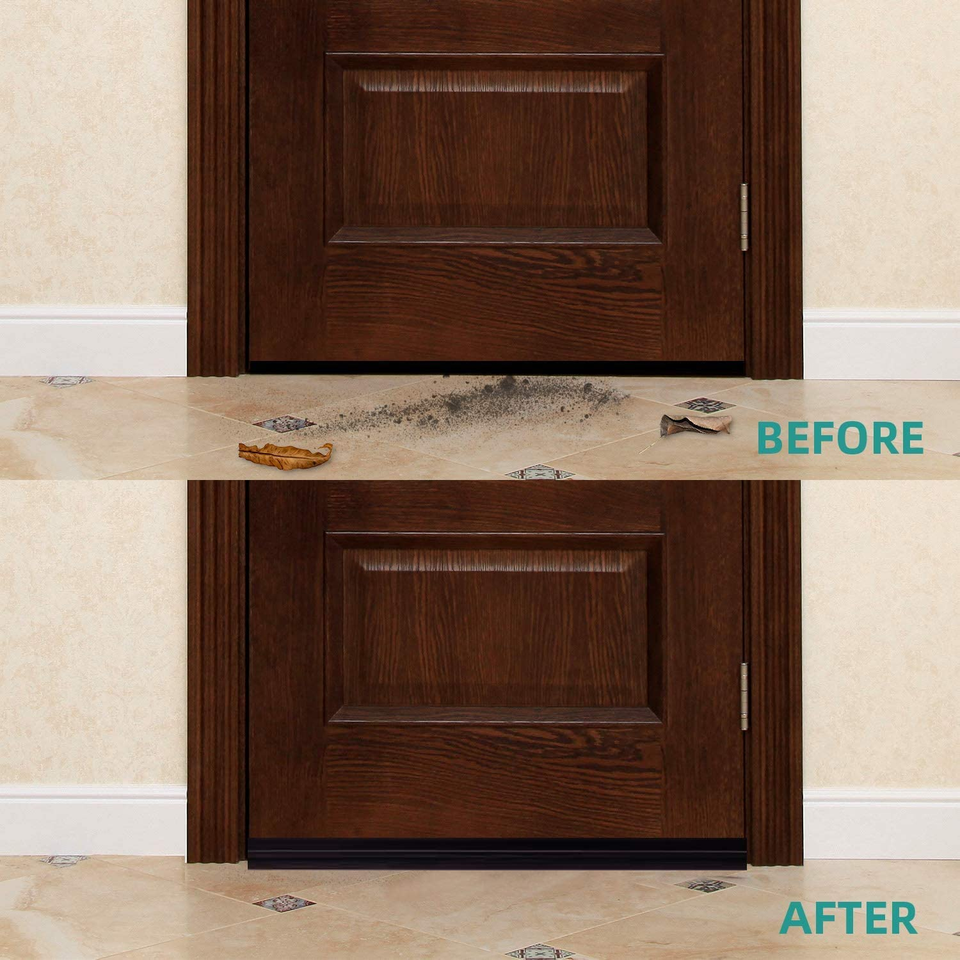 Suptikes 2 Pack Door Draft Stopper，Door Sweep for Exterior & Interior ...