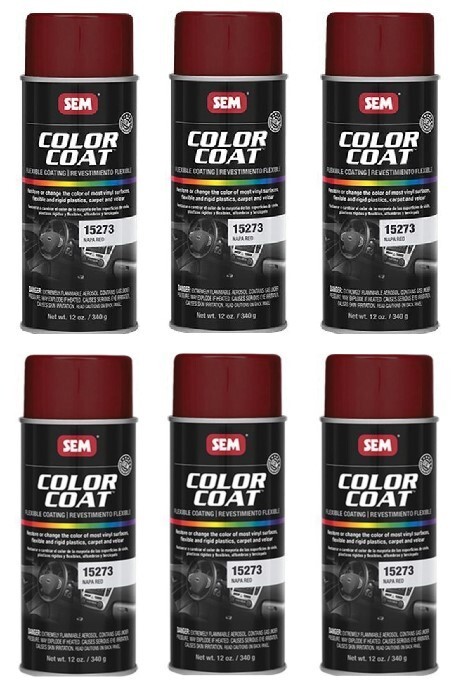 SEM Color Coat Napa Red Flexible Vinyl Spray Auto Paint 12 oz. SEM ...