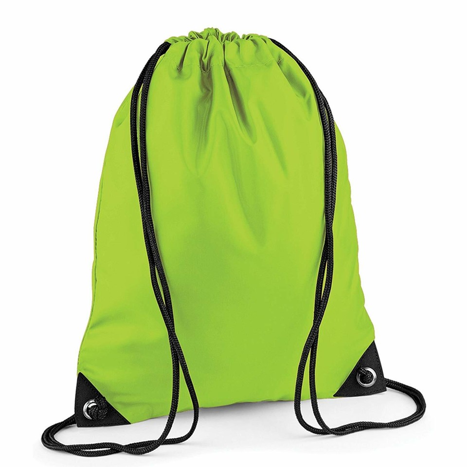 Waterproof Drawstring Bags School PE Gym Sports Bag Swim Dance Backpack ...