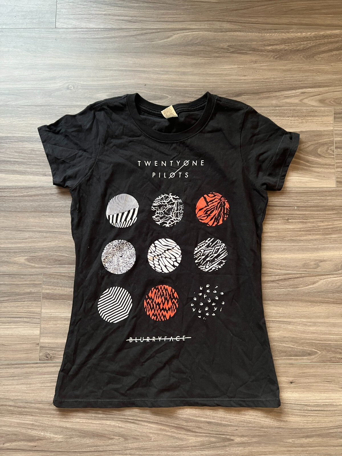 Twenty One Pilots Blurryface Circles Graphic Band T-Shirt Music Juniors ...