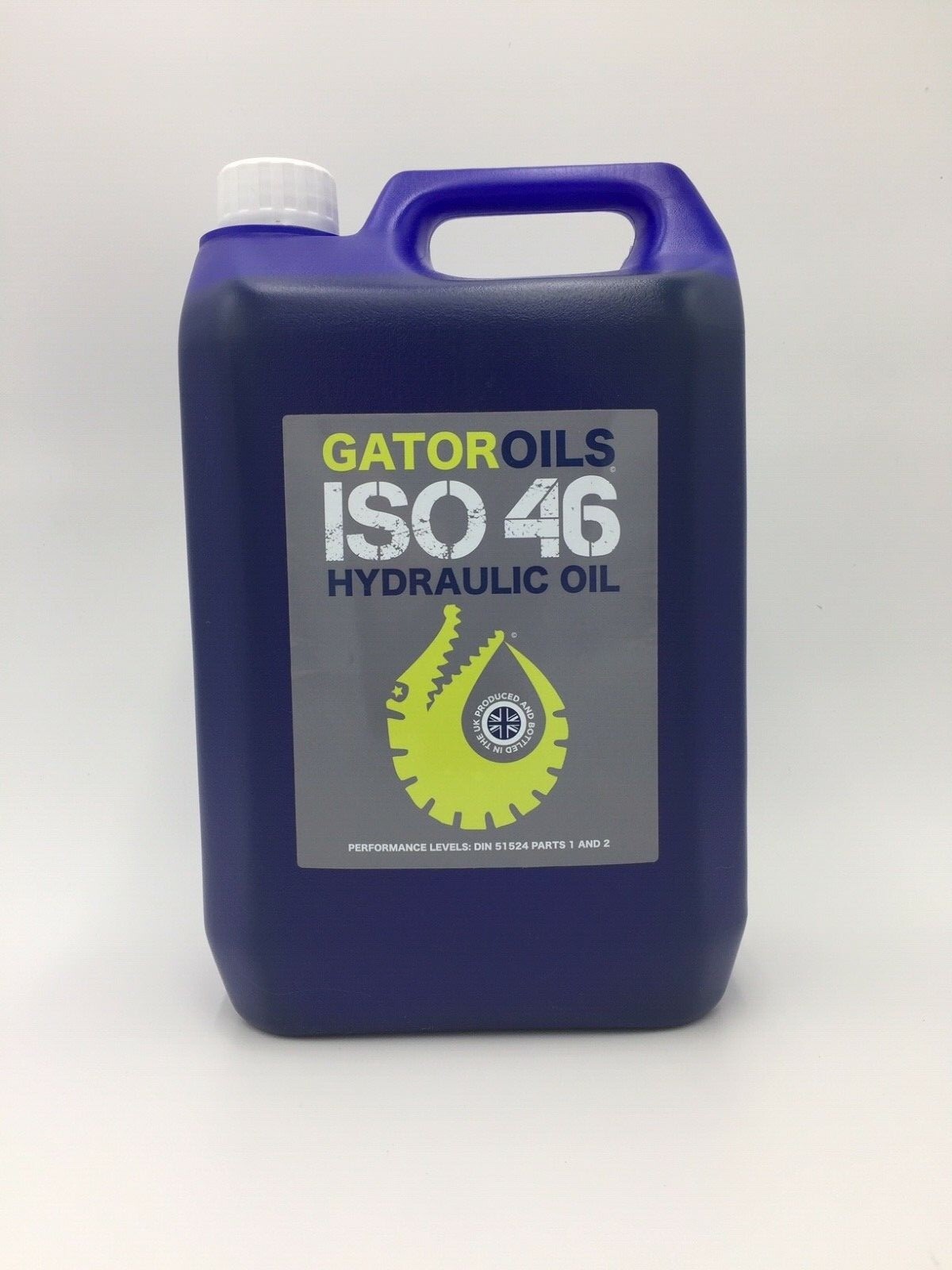 5 Litres Gator ISO 46 Hydraulic Oil Virgin Grade DIN 51524 part 1 and 2 ...