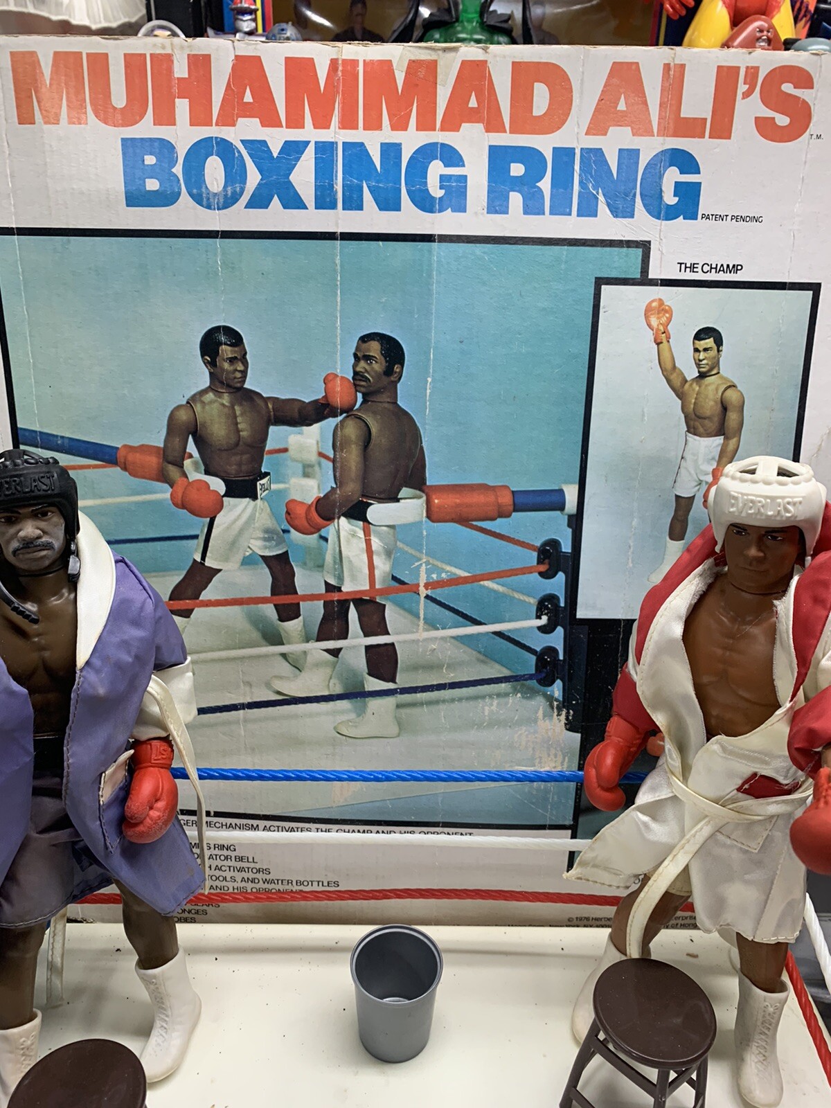vintage muhammad ali’s boxing ring mego playset with figures🔥🔥🔥 | eBay