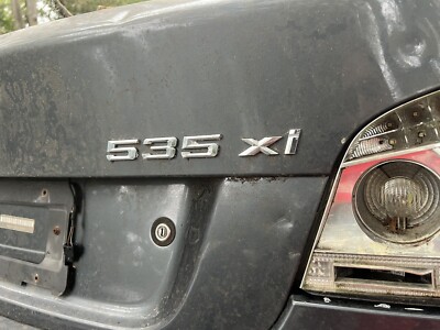 BMW E60 E61 535i 535xi 535 Chrome Trunk Badge Logo Emblem Decal OEM ...