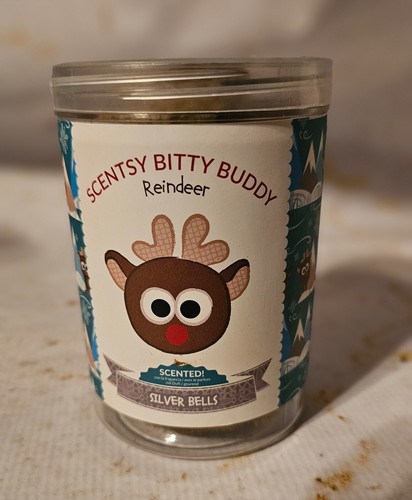 Scentsy Bitty Buddy Reindeer – Silver Bells Scented Plush – Memory Foam ...