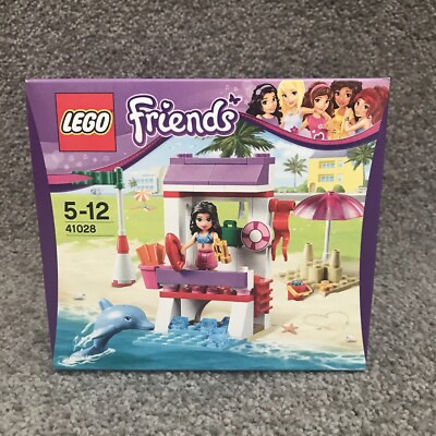 Lego Friends 41028 EMMA'S LIFEGUARD POST Dolphin Beach Brand New | eBay ...