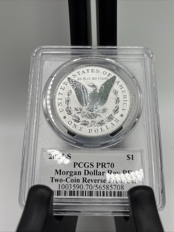 2025-S Reverse Proof Morgan Silver Dollar Rev PR PCGS PF70 - Ultra ...