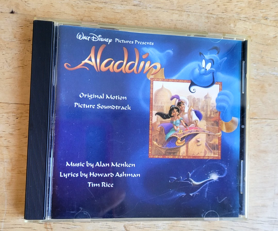 1992 Disney ALADDIN Original Motion Picture Soundtrack CD | eBay