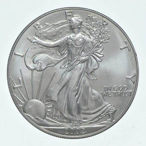 Better Date 2002 American Silver Eagle 1 Troy Oz .999 Fine Silver *718 ...