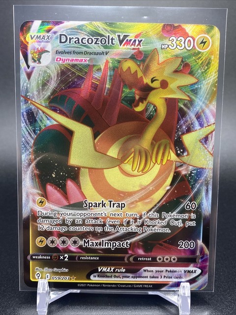Pokémon TCG Dracozolt VMAX Evolving Skies 059/203 Holo Ultra Rare for sale online | eBay
