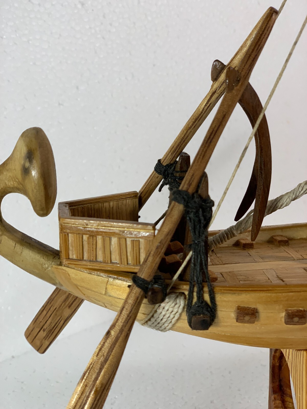 Egyptian model boat of 1500 BCE - Hatshepsut's Punt Expedition | eBay