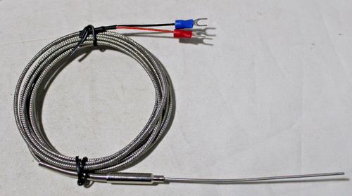 K Type 1.5 x 100 x 2000mm 1000C Probe Thermocouple Temperature Sensor ...