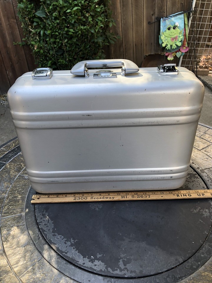 Vintage Zero Halliburton Aluminum Combo Lock Briefcase | eBay
