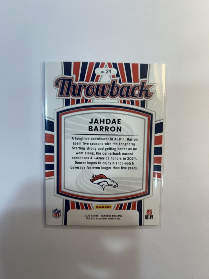 Denver Broncos 10 Card Lot | Bo Nix | Jahdae Barron /149 | Audric ...