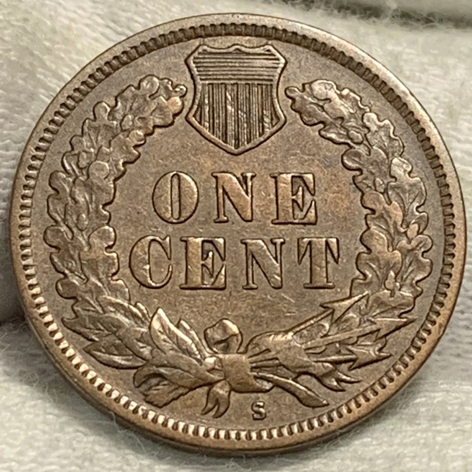 1908-S Indian Head Cent Penny ~ Semi Key ~ Damaged Ear See Photos (L010 ...