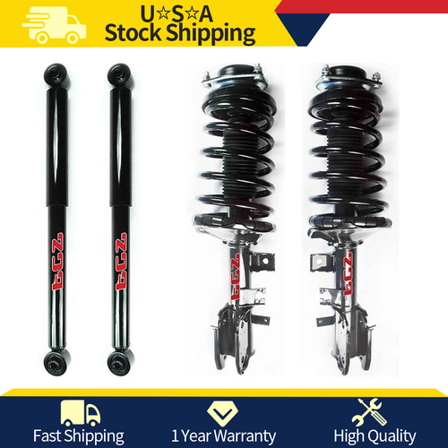 Front Complete Struts Springs w/ Rear Shocks 4PCS Set FCS For Nissan ...