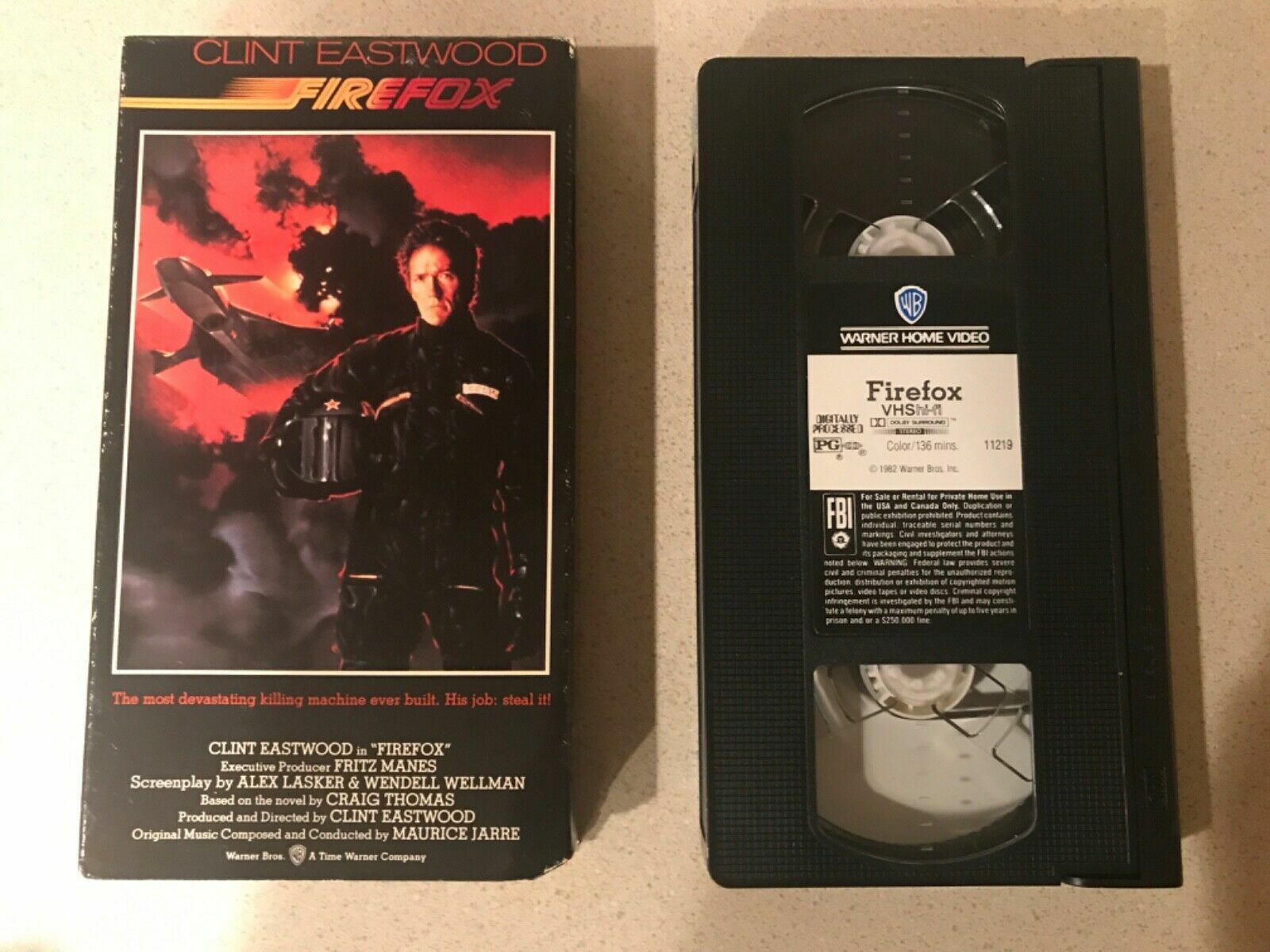 Firefox (VHS, 1991) Clint Eastwood | eBay