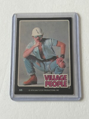 1979 Donruss VILLAGE PEOPLE Disco LGBTQ Gay Interest #56 David Hodo ...