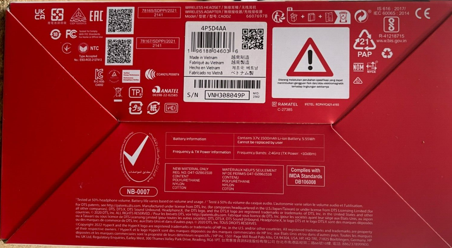 HyperX - 4P5D4AA - Cloud Alpha Wireless Gaming Headset - Black-Red ...