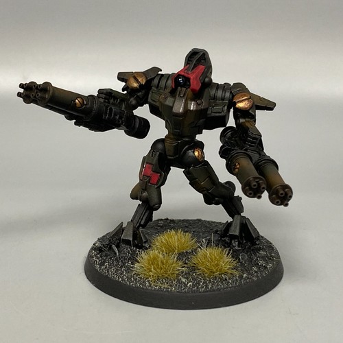 XV9 CRISIS BATTLESUIT WITH TWIN LINKED BURST CANNONS FORGE WORLD TAU ...