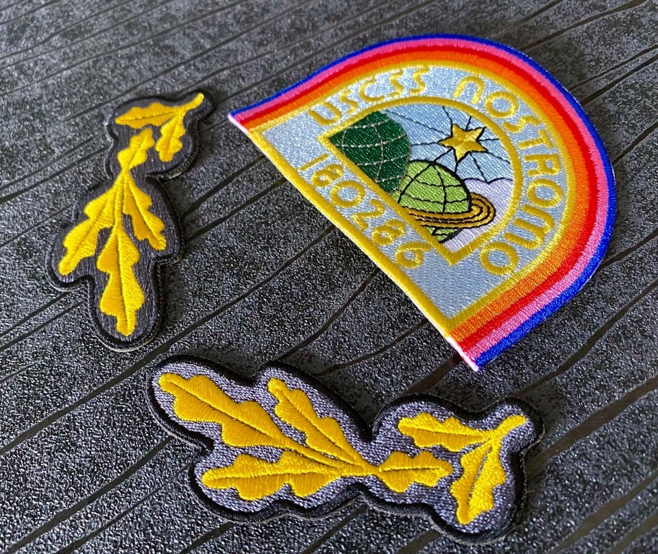 Alien USCSS Nostromo Iron on Patch and 2 x Gold Leaf Iron on Patches ...
