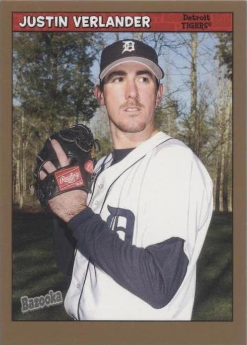 2006 Topps Bazooka - Justin Verlander #21 Gold Chunks for sale online ...