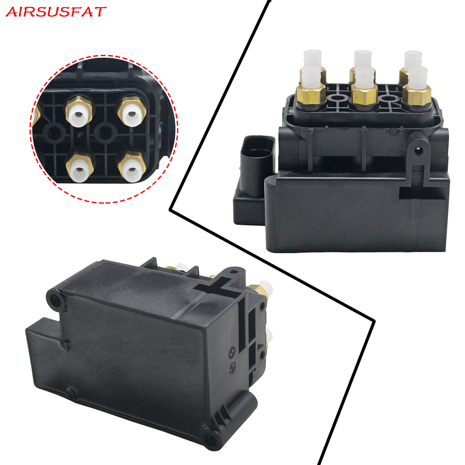 Ventileinheit Ventilblock Luftfederung Für VW Touareg Cayenne Audi Q7 ...