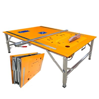 Electric Folding Saw Table Portable Sliding Table Saw Woodworking ...