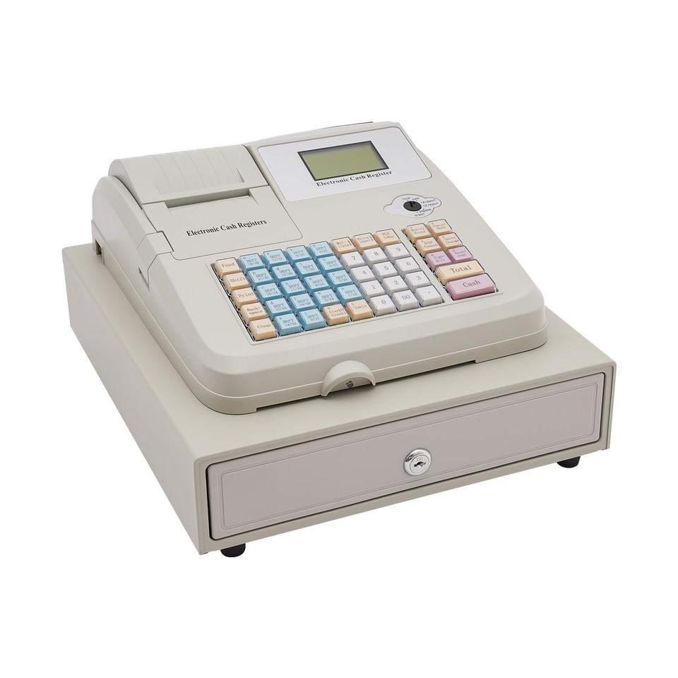 Electronic Cash Register with Flat Keyboard & Thermal Printer ...