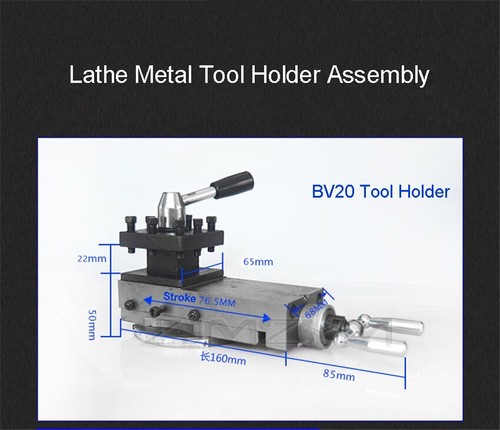 BV20 Tool Holder Mini Lathe Accessories Lathe Metal Tool Width: 70mm ...