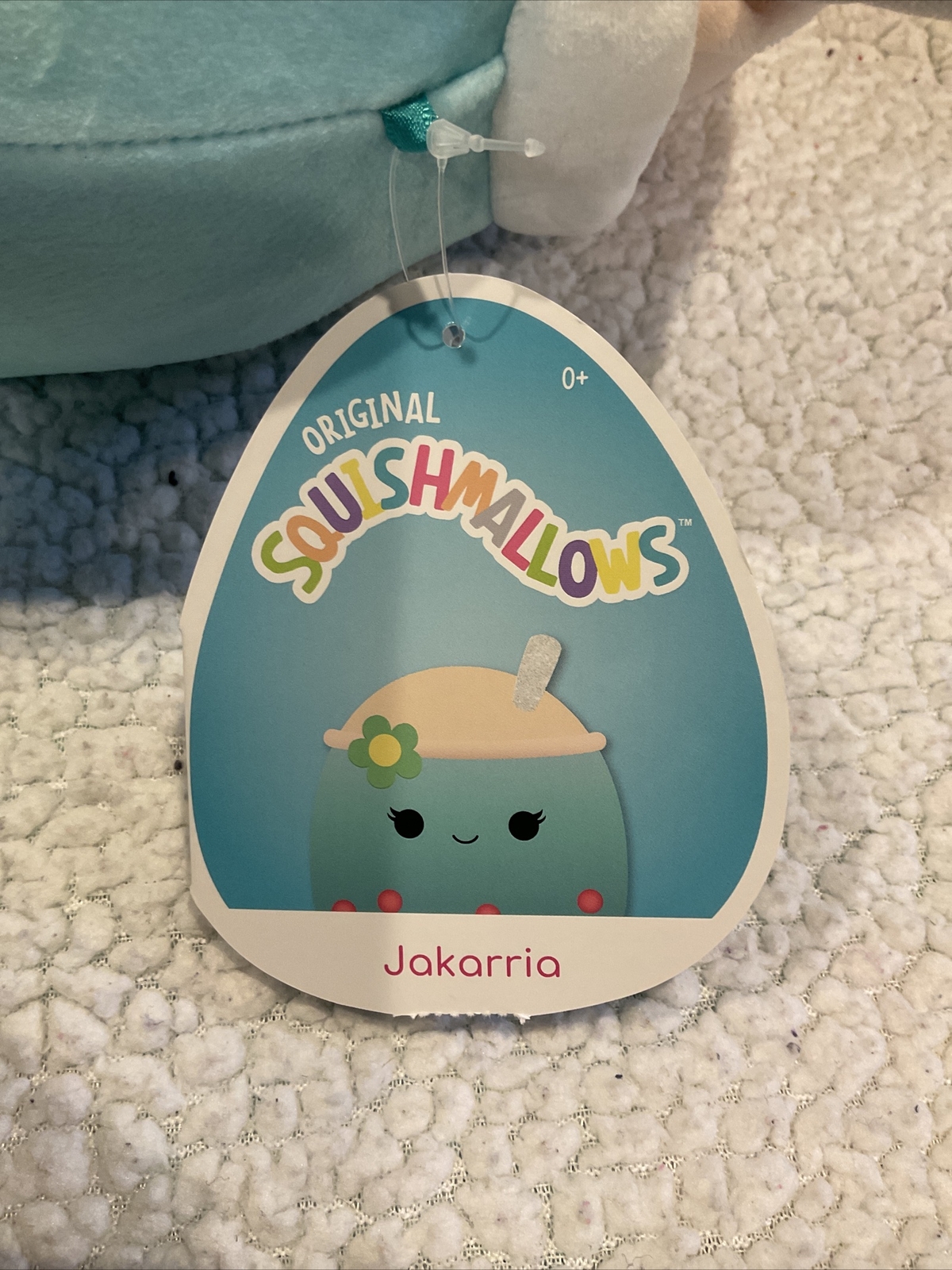 Squishmallow Jakarria 12” Blue Boba Drink Kellytoy Plush 734689480593 ...