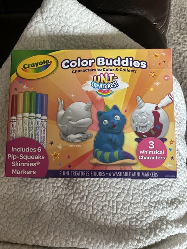 Crayola Color Buddies 3 Whimsical Characters 6 Washable Markers New | eBay