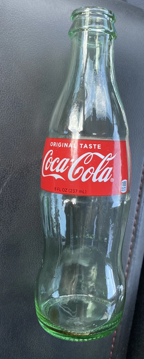 Empty Coke Glass Bottle