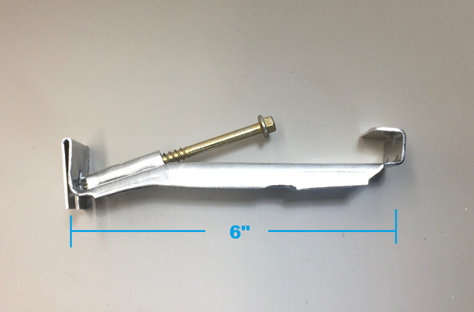 Gutter Hanger w/Screw 5 in. and 6 in. | 10, 25, 50 COUNT | 5K and 6K ...