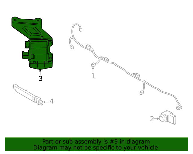 OEM Rear Corner Blind Spot Radar Assy LH 99140F2000 for Hyundai Elantra ...