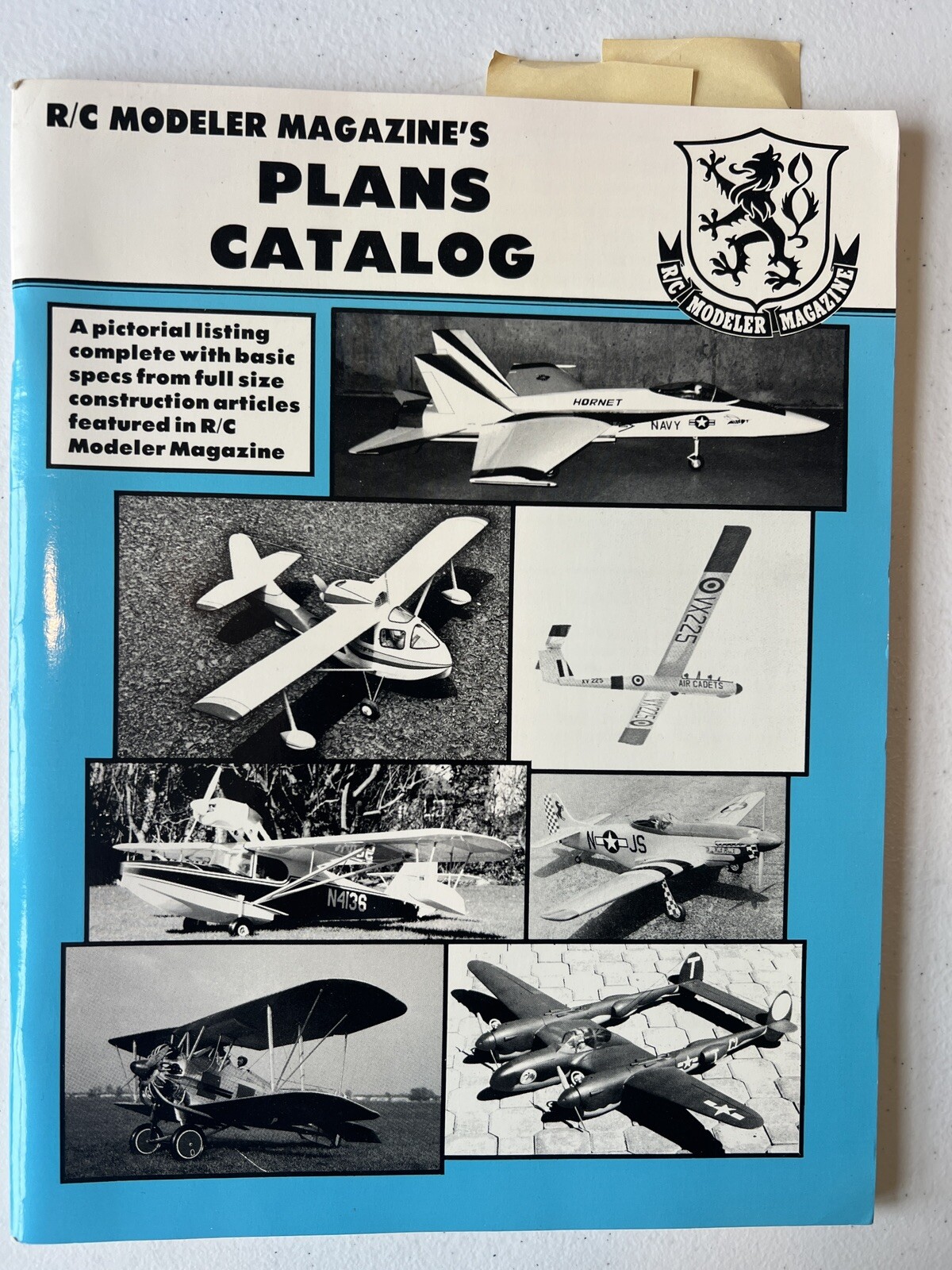 Vintage RC Modeler Magazine’s Plans Catalog pictorial listing EVC | eBay