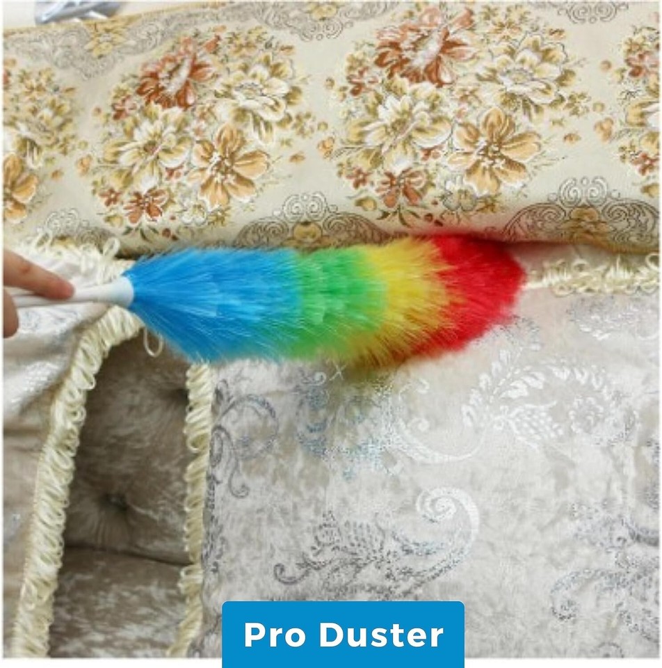 Anti Static Duster Long Handle Feather Duster Hygienic Brush Home ...