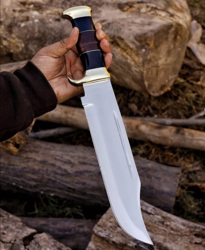 The Outback Bowie Knife Handmade Crocodile Dundee Bowie knife With High ...