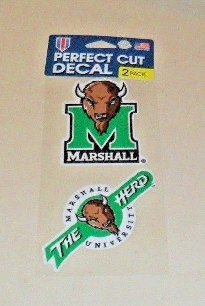 MARSHALL THUNDERING HERD UNIVERSITY 2 4X4 DECALS FAST FREE SHIPPING | eBay