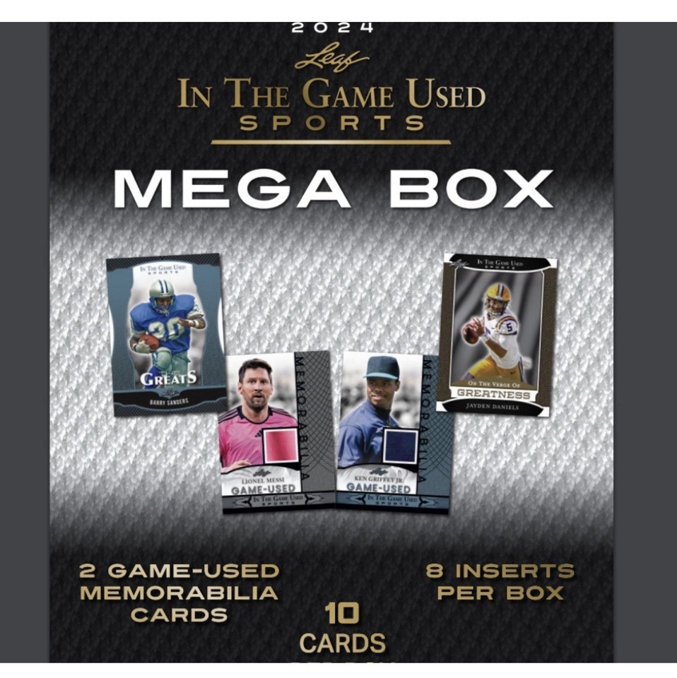 2024 Leaf In The Game Used Sports Mega Box Case with (20) Boxes | eBay
