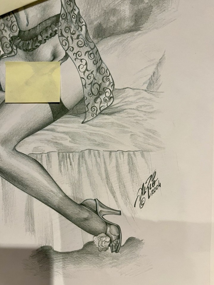 Al Rio Sexy Woman Art Print Approximately 13x19 Inches (nudity) | eBay