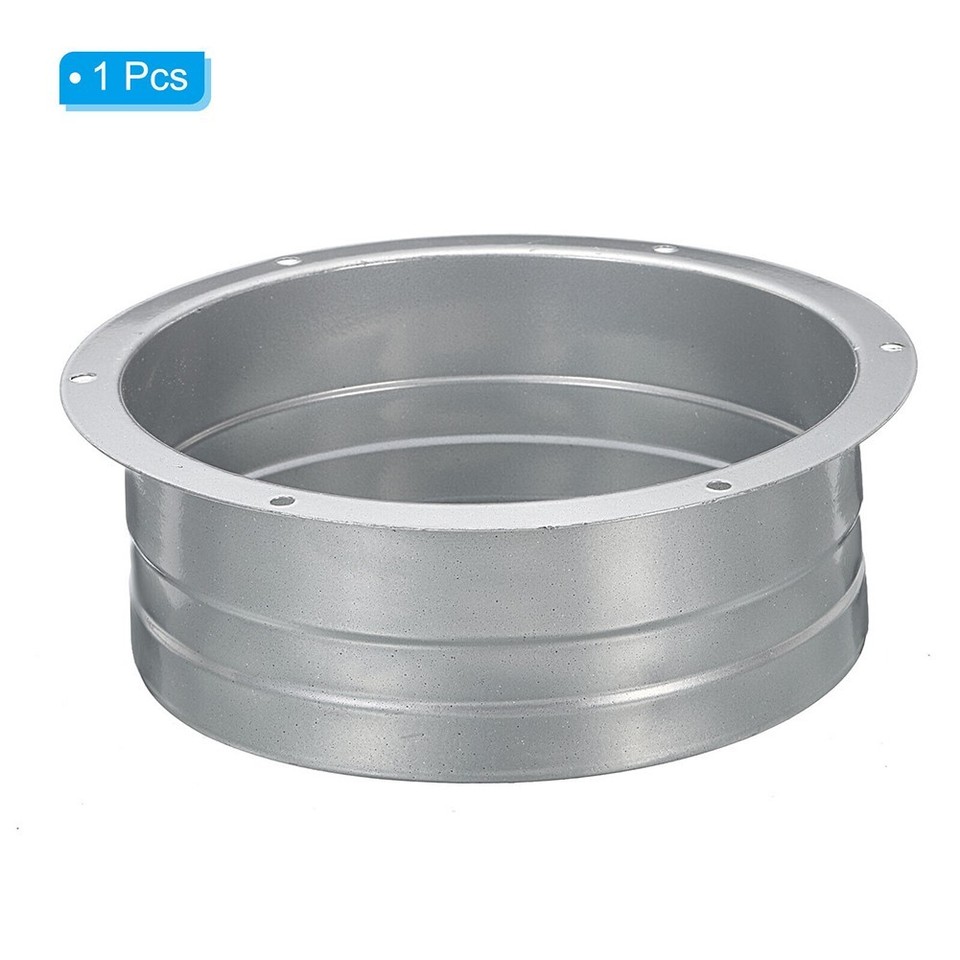 Connector Pipe 1 Pcs Air-inlet Connector Duct Exhaust Flange Galvanized ...