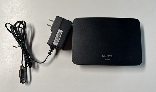 GENUINE LINKSYS #SE1500 5-PORT FAST EXTERNAL ETHERNET SWITCH w/ POWER ...