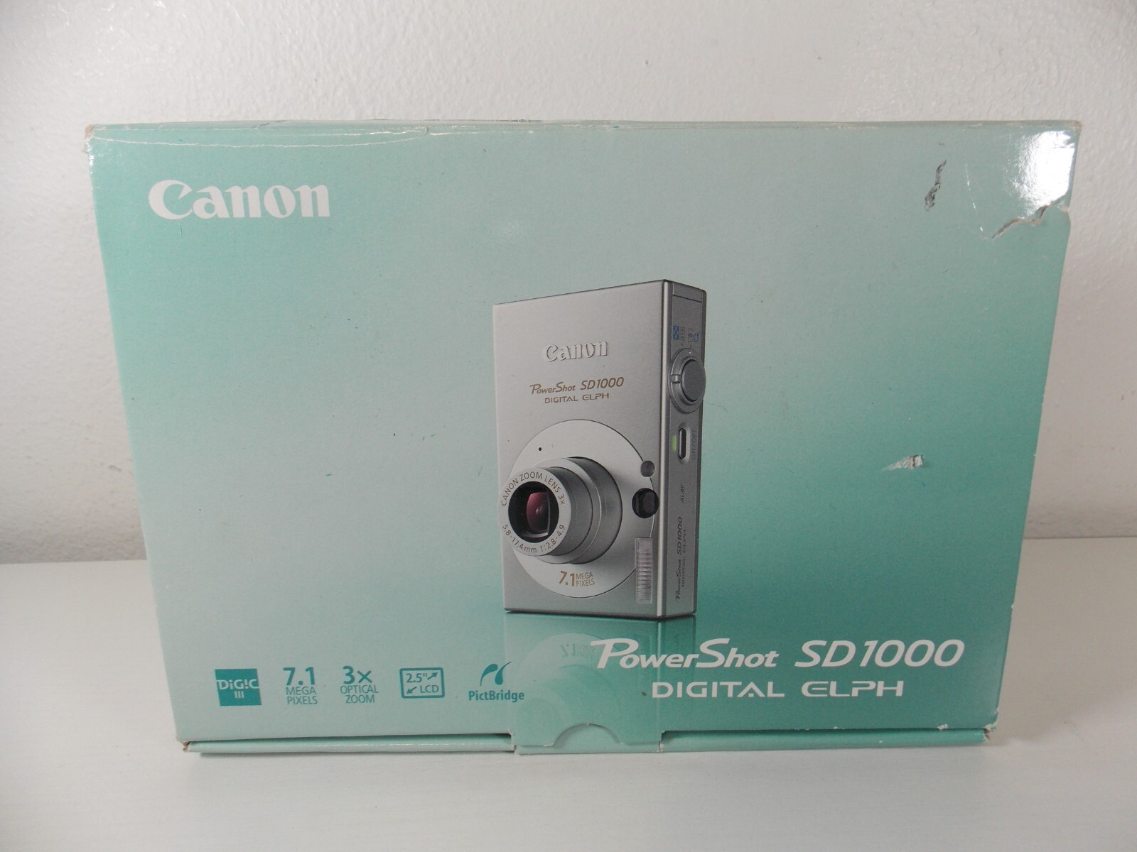 Canon PowerShot Digital ELPH SD1000 7.1MP Digital Camera - Silver for ...