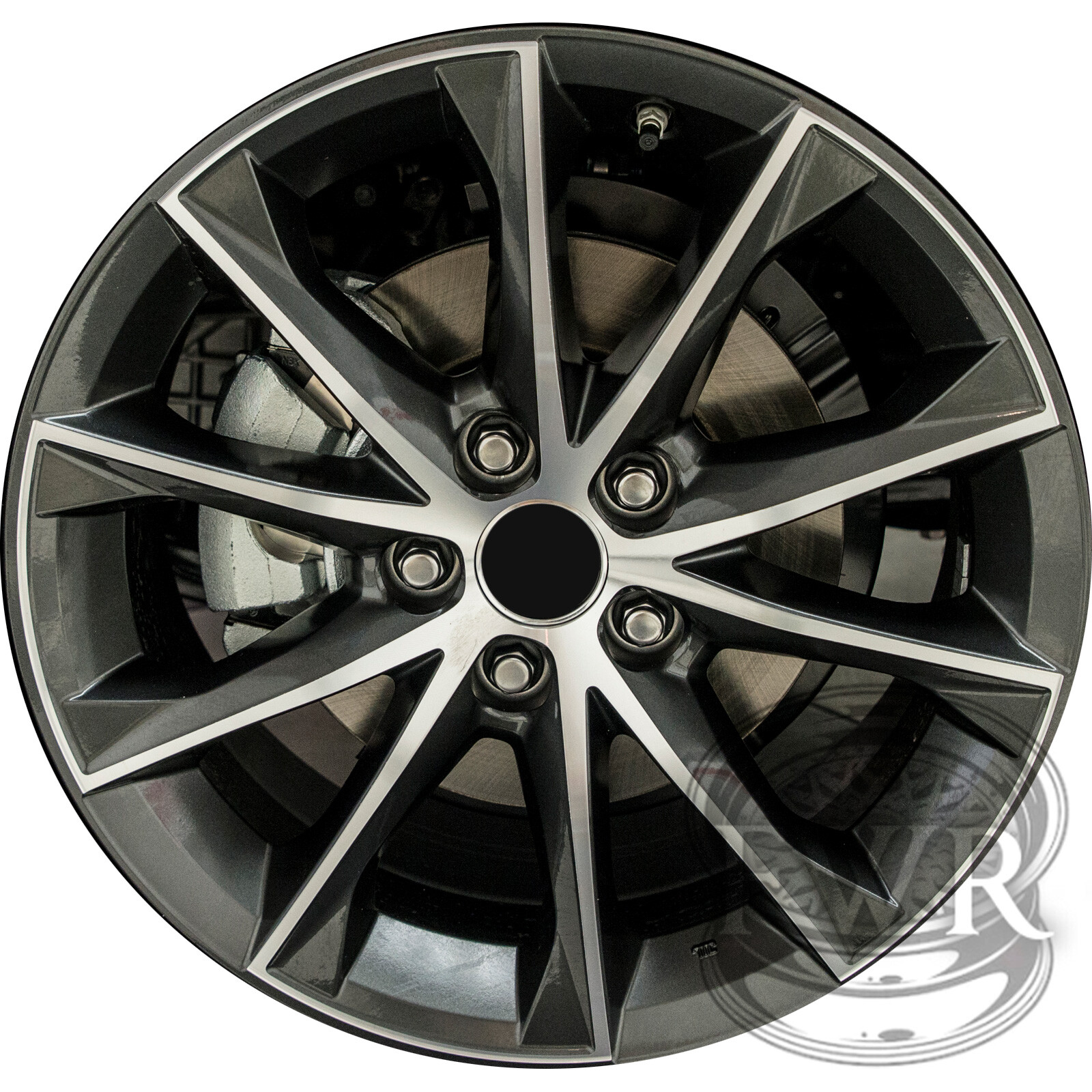 New 18" Machined Charcoal Alloy Wheel Rim for 2015 2016 2017 Toyota ...