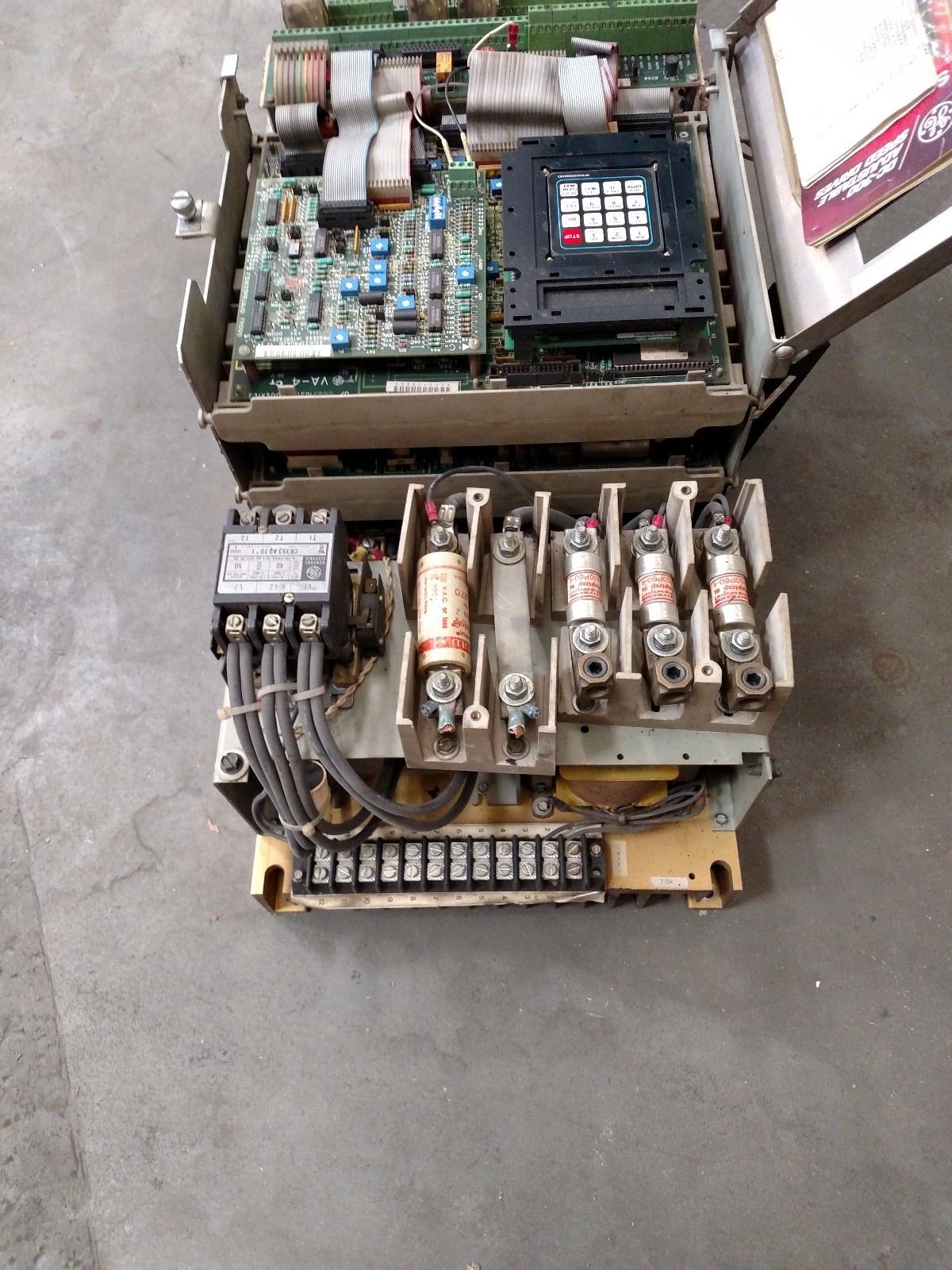 GE DC 300 DRIVE 7VSCD014CD01 D3B40307 7VSCD014IB01 RAN A 30HP SPINDLE ...